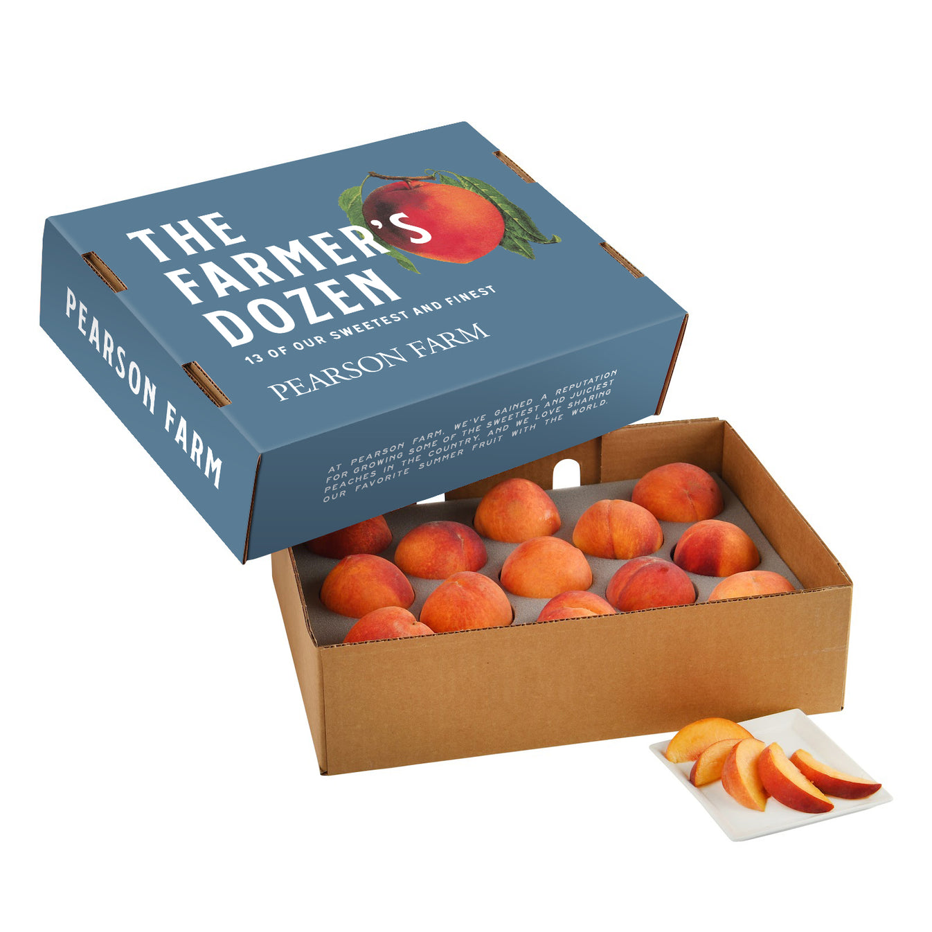 The Farmer's Dozen Peach Box – Pearson Farm