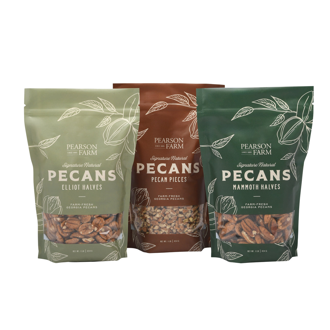 Pick 3 Natural Pecan Pack – Pearson Farm
